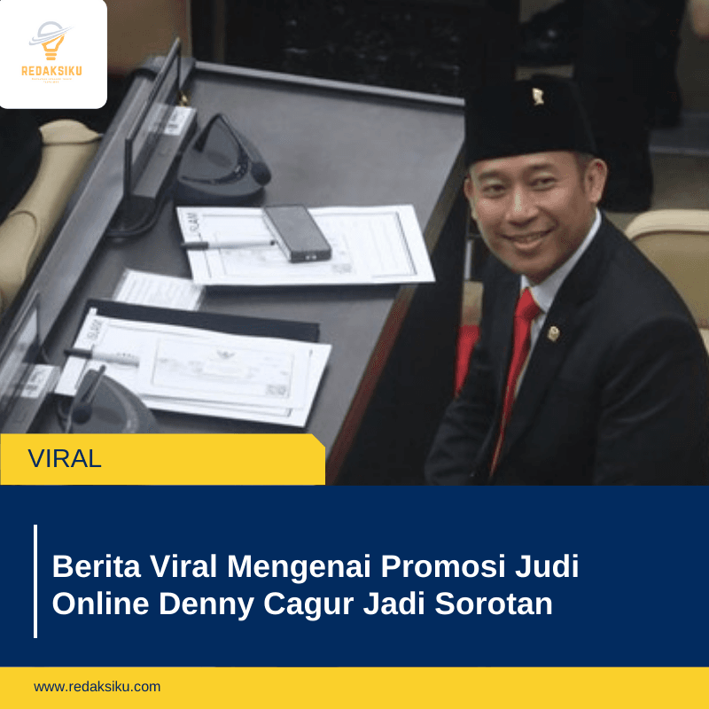 Berita Viral Mengenai Promosi Judi Online Denny Cagur Jadi Sorotan