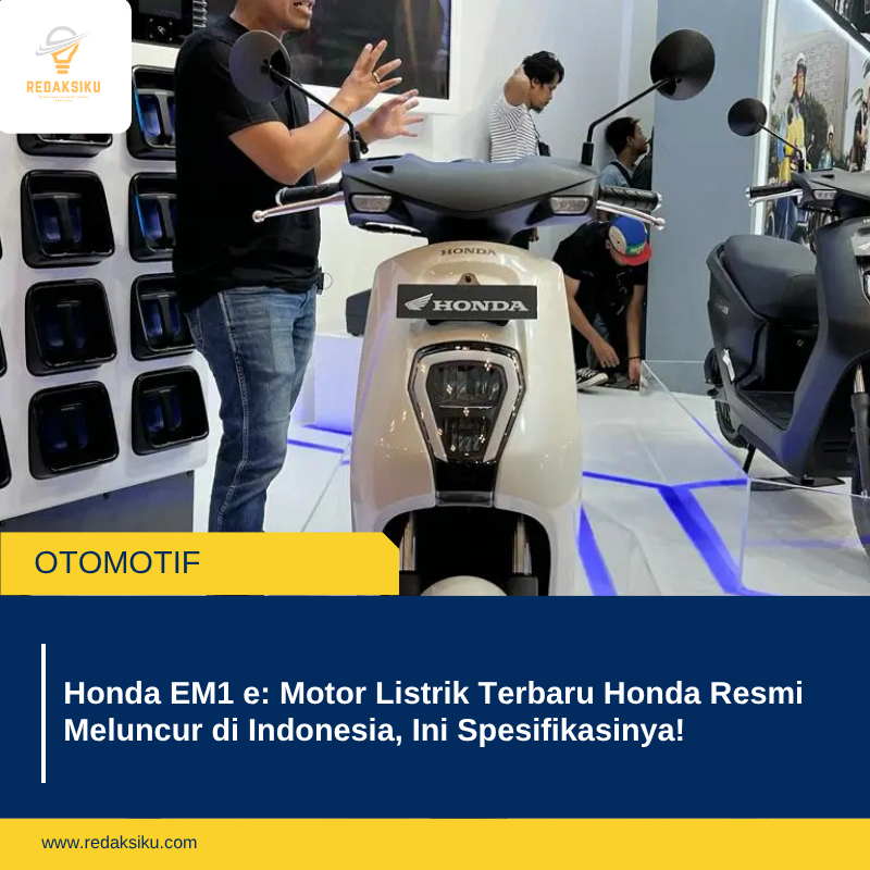 Honda EM1 e: Motor Listrik Terbaru Honda Resmi Meluncur di Indonesia ...