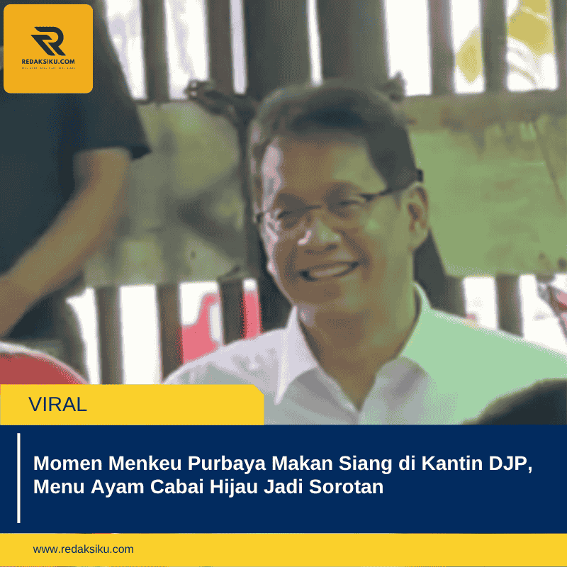 Momen Menkeu Purbaya Makan Siang di Kantin DJP, Menu Ayam Cabai Hijau ...